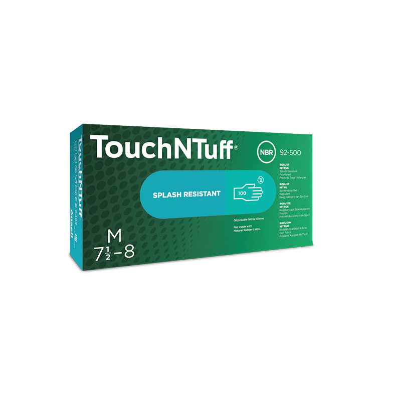 Boite de 100 Gants jetables Touch'n'Tuff nitrile - 92500